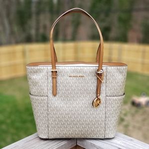 Michael Kors | Bags | Last One Michael Kors Signature Tote Gold | Poshmark